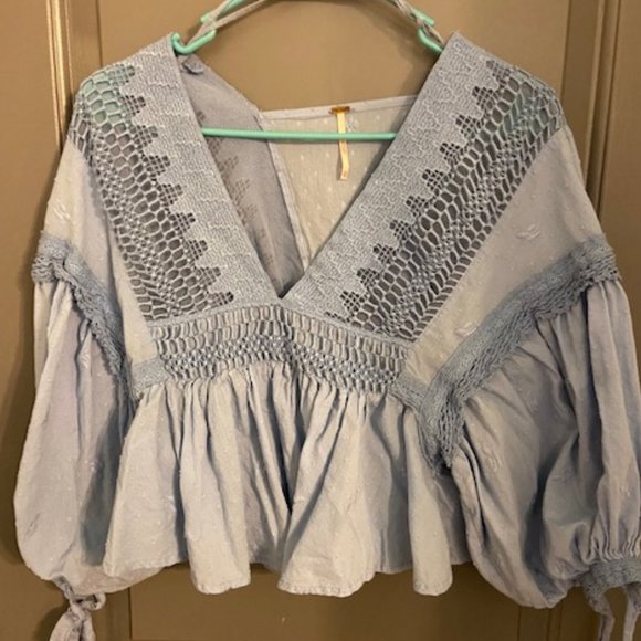 Free People | Tops | Periwinkle Crop Top | Poshmark